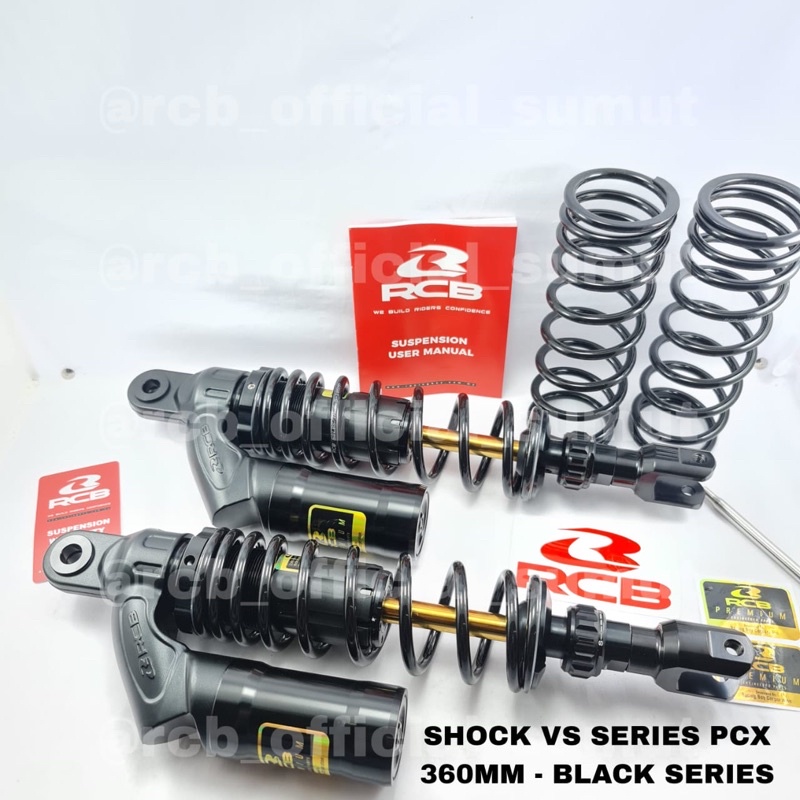 Jual SHOCK RCB VD SERIES PCX 160 360 MM/ SHOCK RCB VS SERIES PCX 160 360 MM | Shopee Indonesia