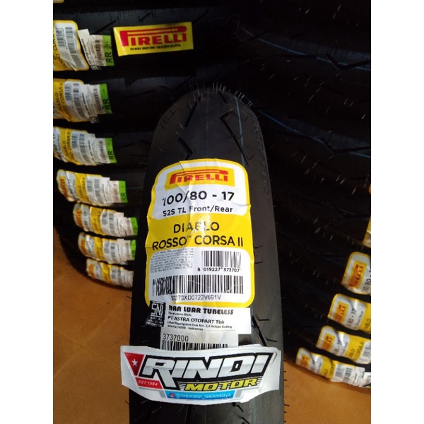 Jual pirelli diablo rosso corsa II 100/80-17 Pirelli Diablo Rosso ...