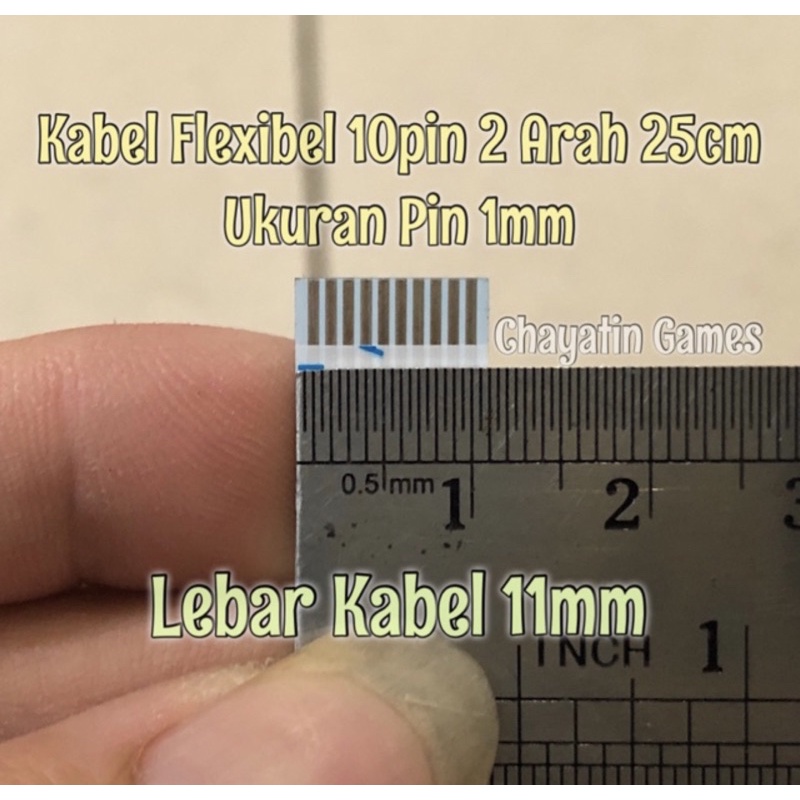 Jual Kabel Flexibel 10 Pin Kasar 2 Arah Panjang 25cm - Ukuran Pin 1mm ...