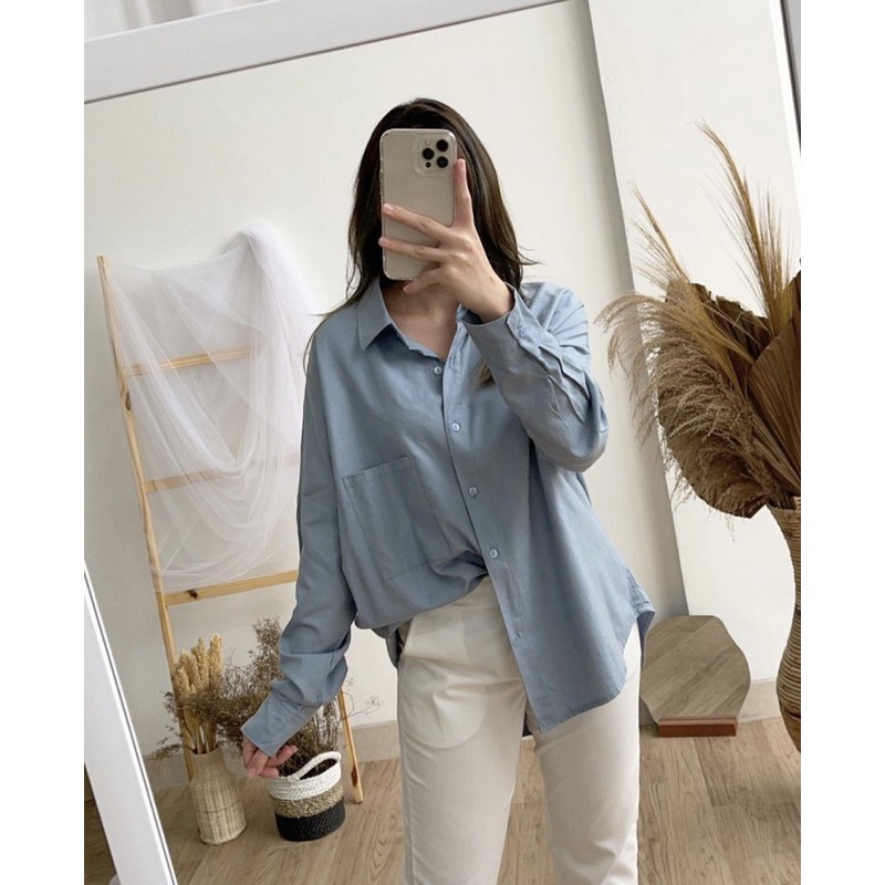 Jual SEMINGGU - Sorbet Loose Shirt | Shopee Indonesia