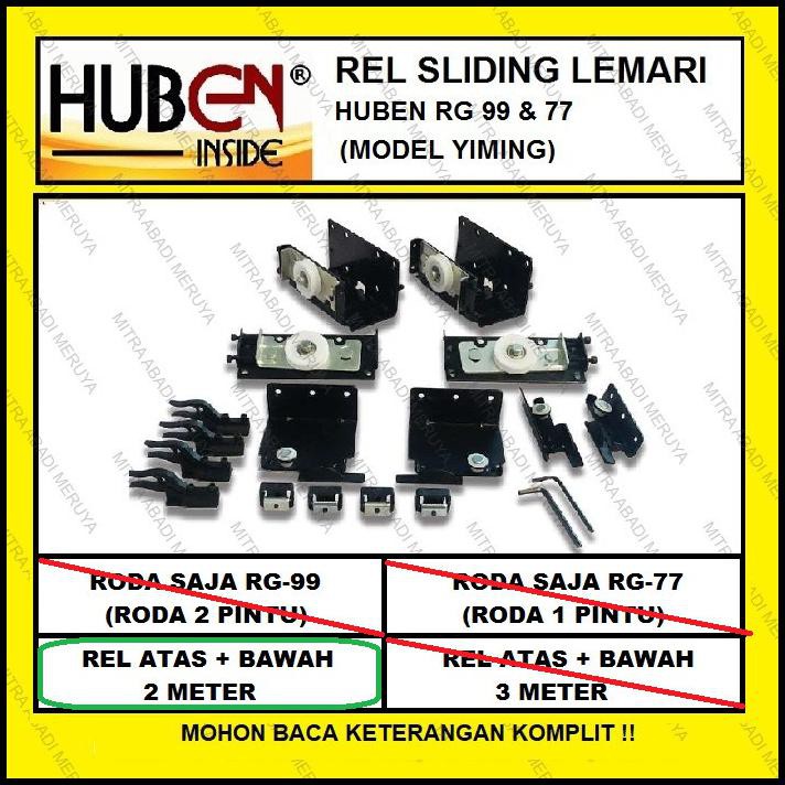 Jual Produk Terbaru - Huben Rg99 Rg77 Rel 2 Meter (Atas + Bawah) Rel ...