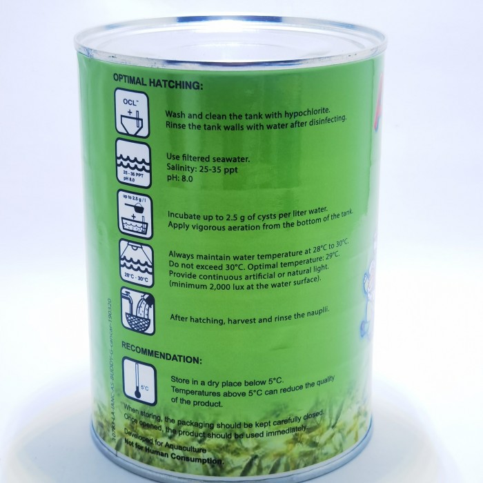 Jual Pakan Larva Ikan Burayak Artemia Inve AAA Repack 30 Gram | Shopee ...