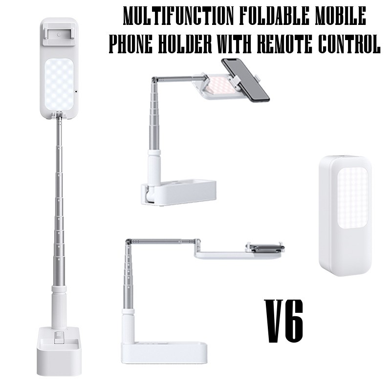Jual V6 - Multifunction Foldable Telescopic 360 degree Phone Holder ...
