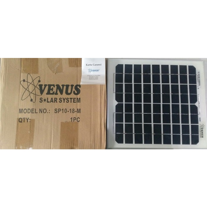 Jual Panel Surya / Solar Panel / Solar Module Venus 10WP Mono | Shopee ...