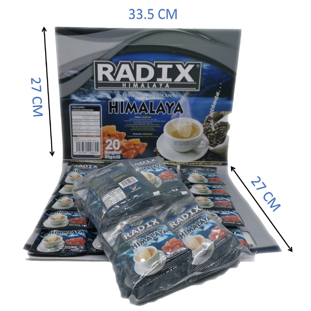 Jual Paket 1Kg isi 50 sachets RADIX KACIP FATIMAH impor Malaysia ...