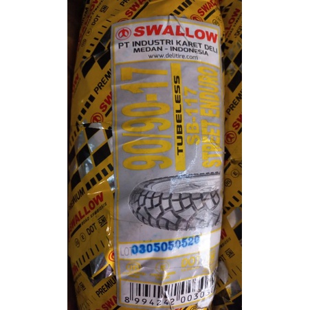 Jual Swallow Street enduro sb 117 uk 90/90-17 tubles dualpurpose | Shopee Indonesia