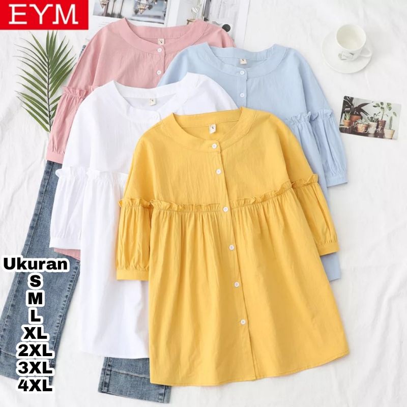 Jual Xena Blouse Big Size Ukuran Size S M L XL 2XL 3XL 4XL XXL XXXL XXXXL 2L 3L 4L 5L Atasan ...