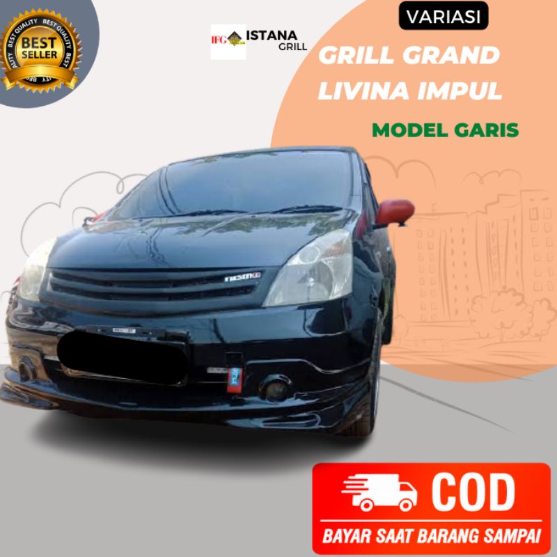 Jual grill grand livina impul 2008-2012 model garis | Shopee Indonesia