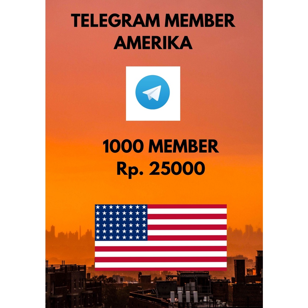 Jual TELEGRAM MEMBER AMERIKA CHANNEL/GRUP | Shopee Indonesia