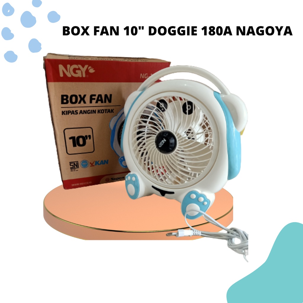 Jual Kipas Angin Karakter BOX FAN 10" DOGGIE 180A NAGOYA | Shopee Indonesia