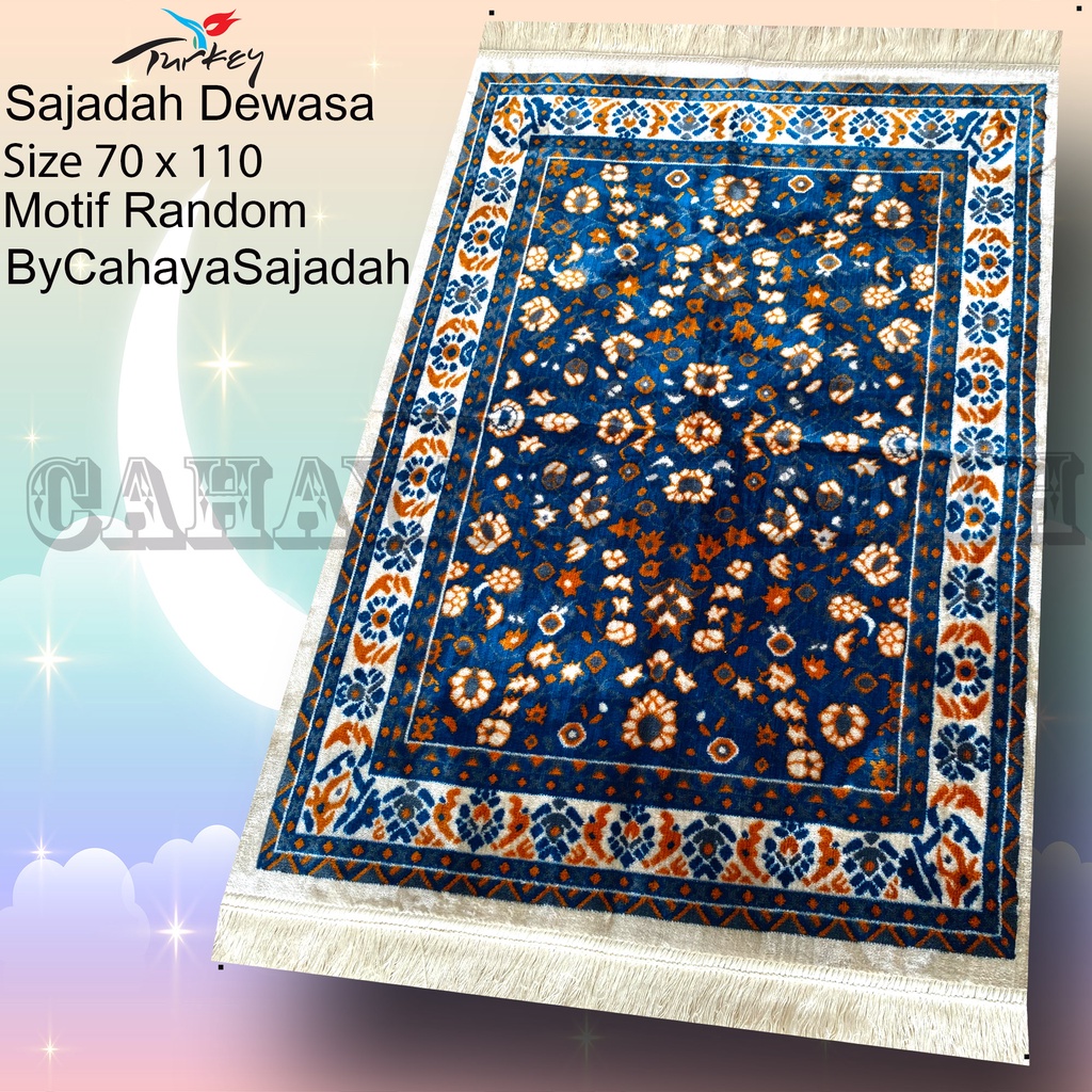 Jual Sajadah Turki Dewasa Exclusive/ukuran 70 cm x 110 cm/ Sajadah ...