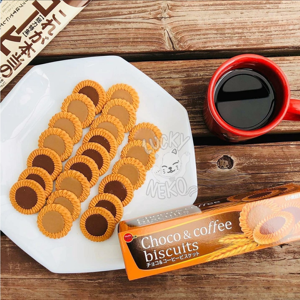 Jual Bourbon Choco & Coffee Biscuit / snack jepang / snack impor ...