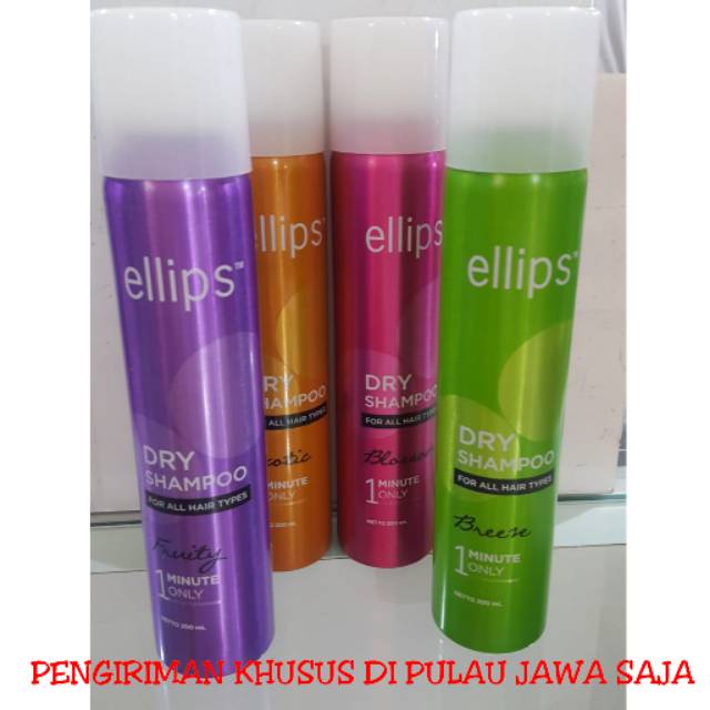 Jual Ellips dry shampo sampo kering buat rambut 200ml | Shopee Indonesia