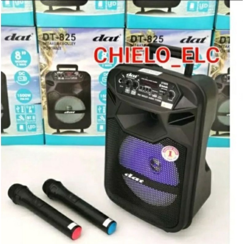 Jual SPEAKER PORTABLE DAT DT825 SPEAKER TROLLEY DAT DT 825 DAT DT825 ORIGINAL | Shopee Indonesia