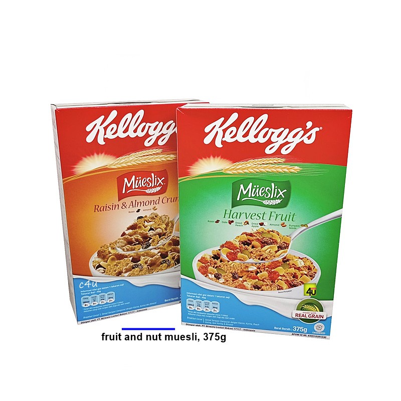 Jual KELLOGGS MUESLIX 375G | Shopee Indonesia