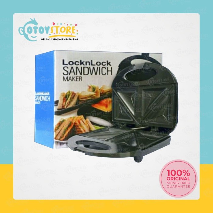 Jual Lock n Lock Sandwich Maker Pemanggang Roti Original Locknlock 750 ...