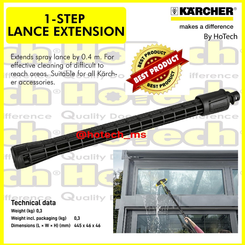 Jual Karcher 1 Step Extension Lance For K1- K5 High Pressure Cleaner ...