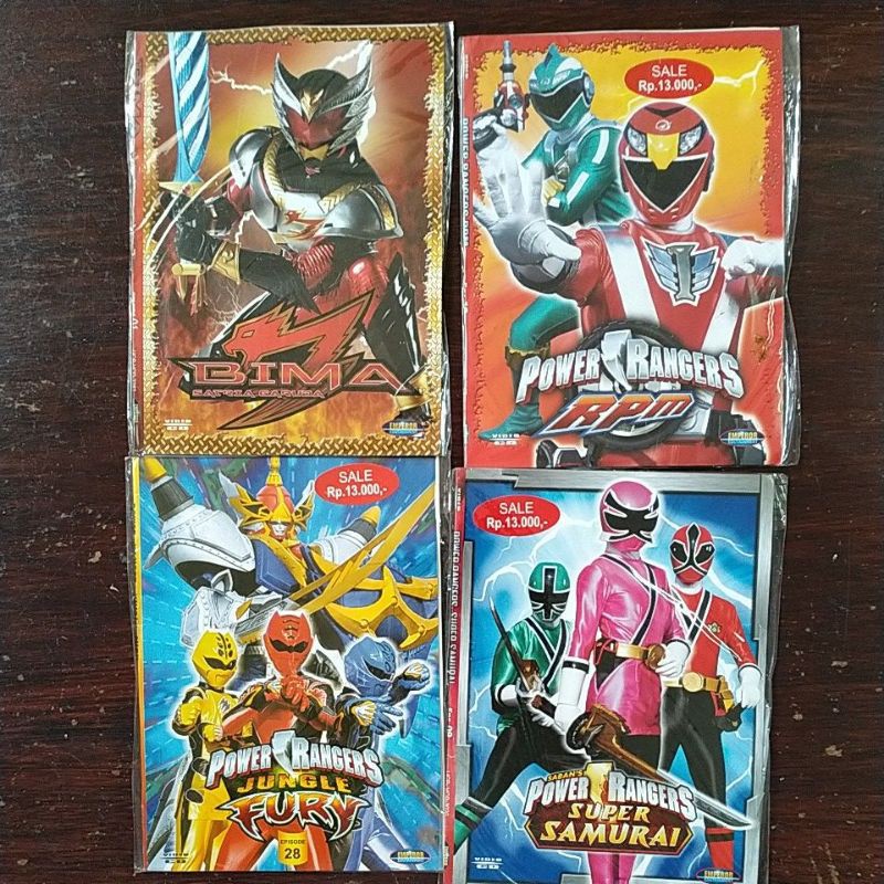 Jual VCD Macam² Film Bima Satria Garuda/Power Rangers. Vcd Film Anak ...