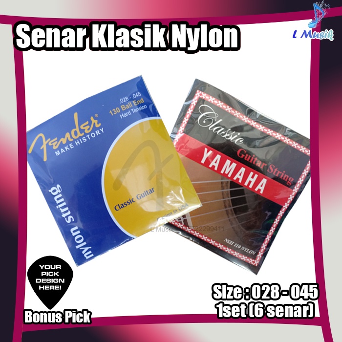 Jual LOKAL SENAR GITAR KLASIK NYLON | Classic Nylon Guitar Strings ...