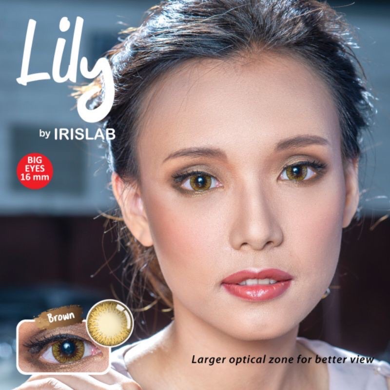 Jual SOFTLENS LILY BY IRIS LAB LIVING COLOR BIG EYES 16 MM | Shopee Indonesia