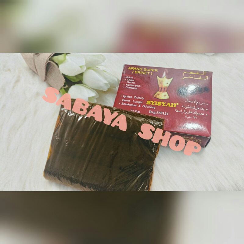 Jual ARANG BRIKET/ARANG AKTIF UNTUK BUKHUR | Shopee Indonesia