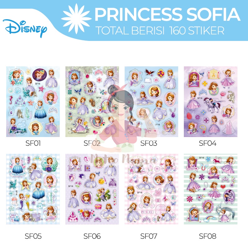 Jual Stiker Disney Princess Frozen Mickey / Sticker Set Murah untuk ...