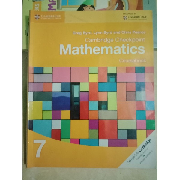 Jual Cambridge Checkpoint Mathematics 7 Coursebook.MULUS ORIGINAL ...
