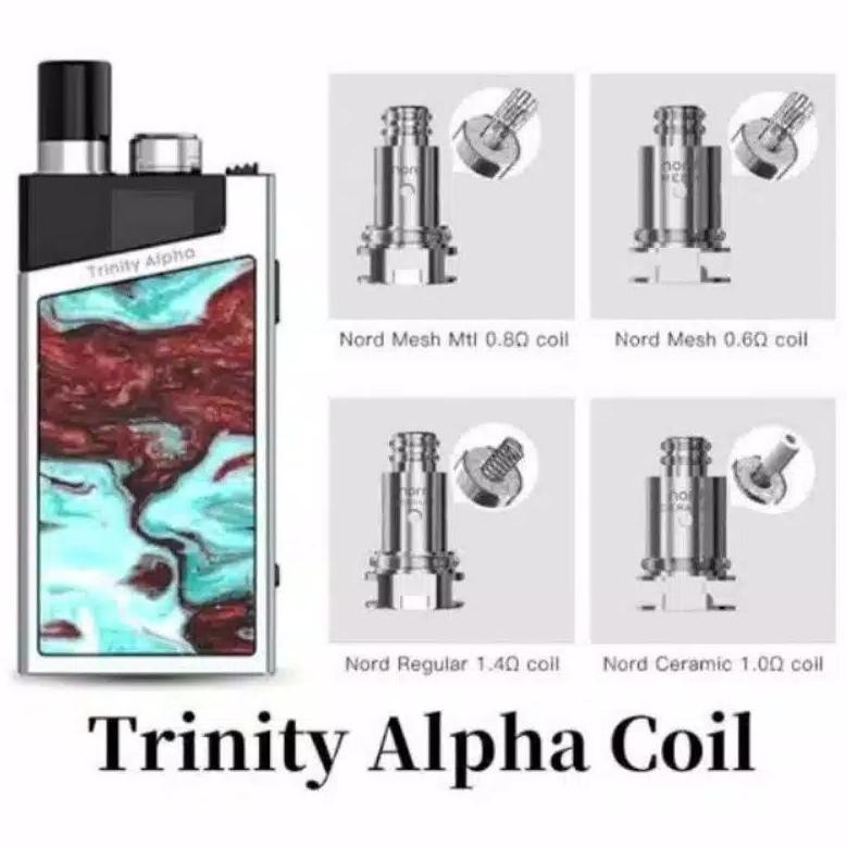 Jual [KODE BARANG 7372] KOIL COIL Trinity alpha 0.8 ohm MTL MESH Harga ...