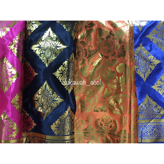 Jual Kain Bali Prada Satin | Shopee Indonesia