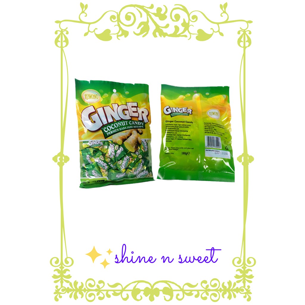 Jual Permen Ginger Coconut Candy / Permen Jahe Kelapa | Shopee Indonesia