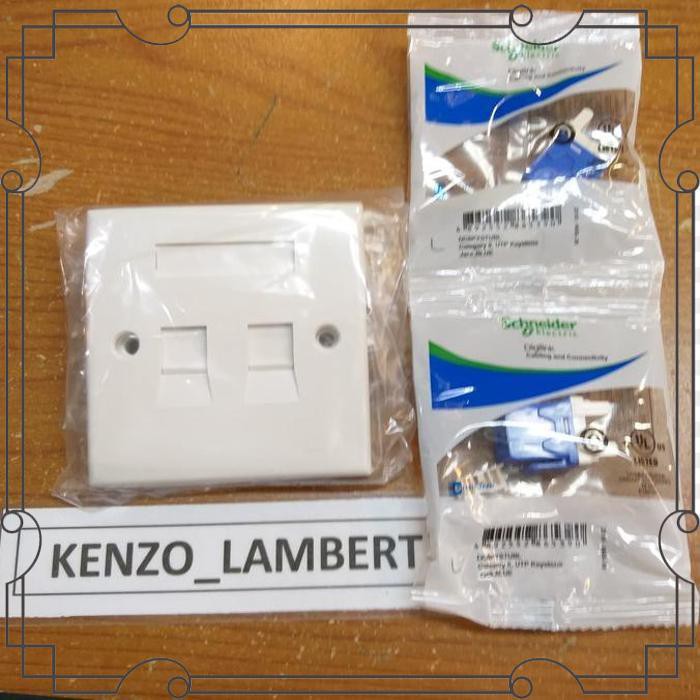 Jual READY STOCK OUTLET DATA DOUBLE SCHNEIDER CAT 6 SCLASSIC/SCHNEIDER ...