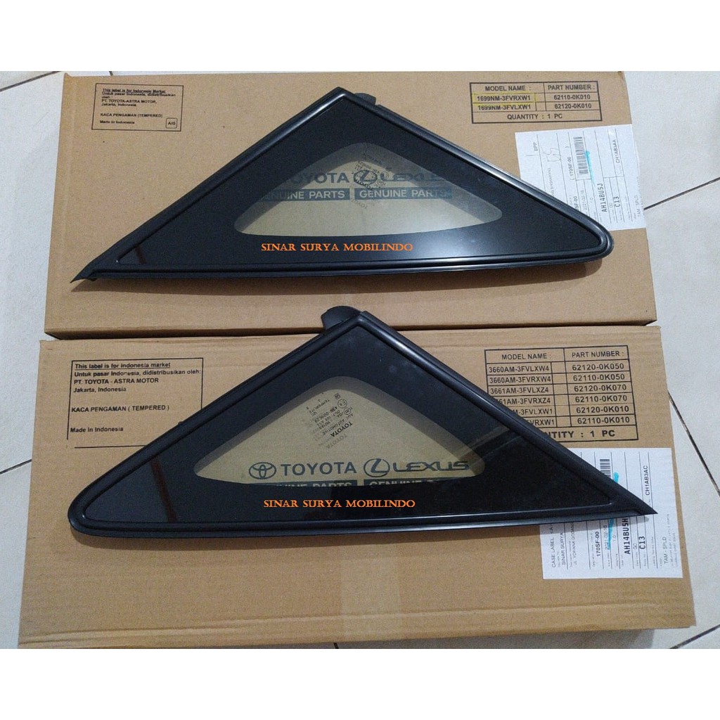 Jual KACA SEGITIGA WINDOW FRONT SIDE DEPAN INNOVA 2004-2015 LH | Shopee ...