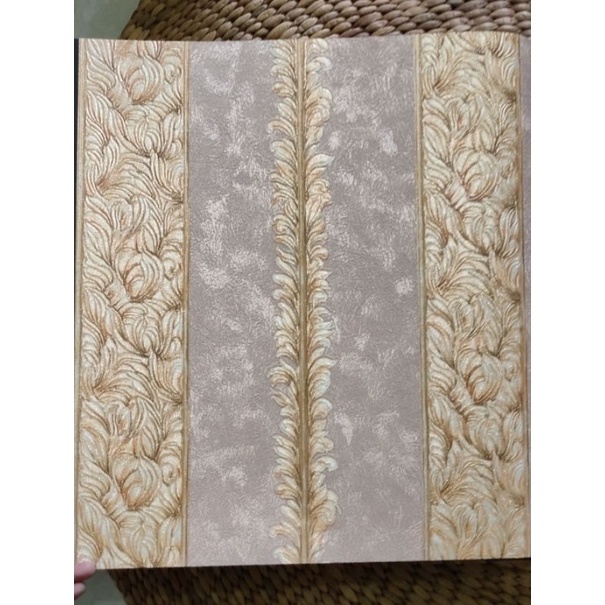 Jual WALLPAPER VINYL PREMIUM TIMBUL BERSERAT + FREE LEM WALLPAPER ...