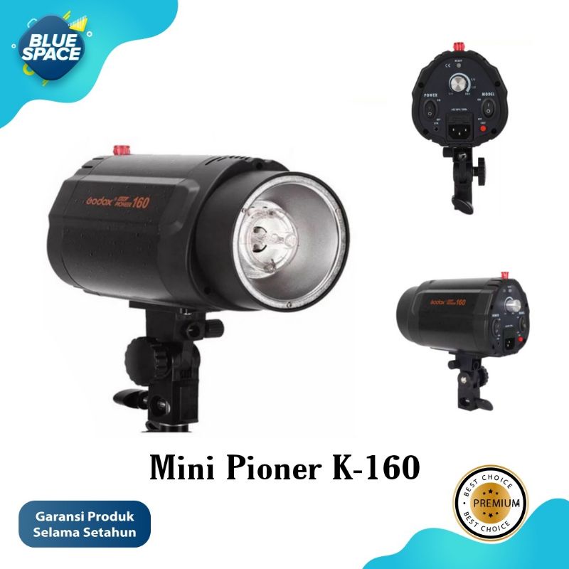 Jual Lampu Studio Mini Pioner Flash K-160 Godox | Shopee Indonesia