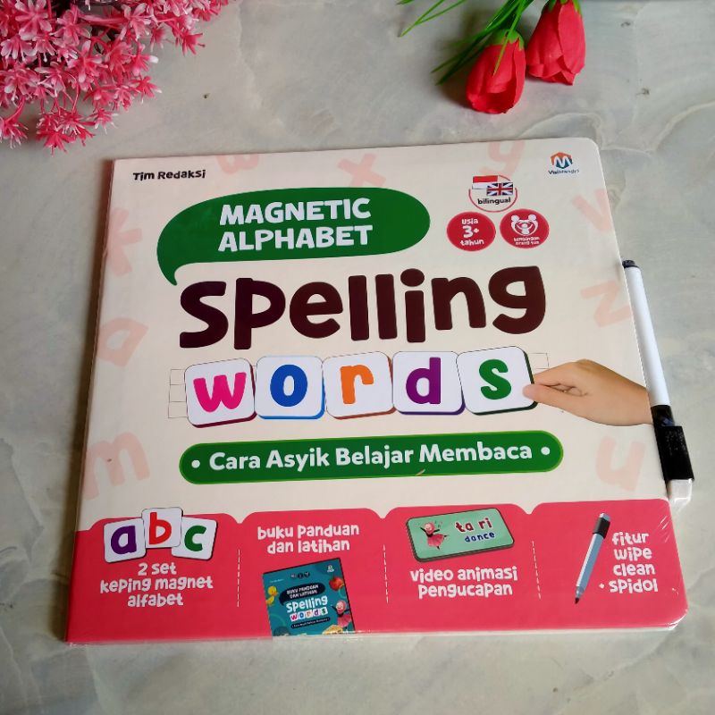 Jual galeri tigaH Visi Mandiri MAGNETIC ALPHABET SPELLING WORDS Media ...