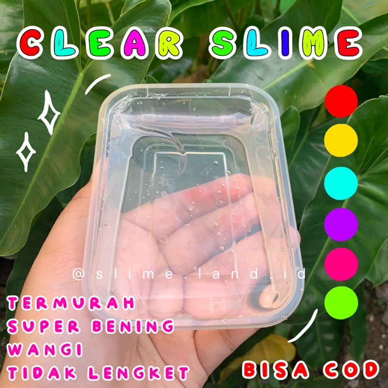 Jual Clear Slime 200gram / Slime clear/ Clear Slime base / Slime bening ...