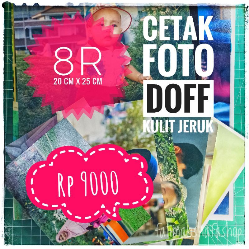 Jual Cetak Foto Photo 5R 6R 8R 8RS 10R 12R 12RS Glossy Doff Silky ...