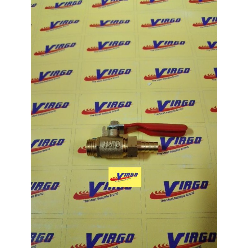 Jual KRAN HATO KOMPRESSOR ANGIN STOP KRAN KERAN 1/4" INCI HATO KUNINGAN ...