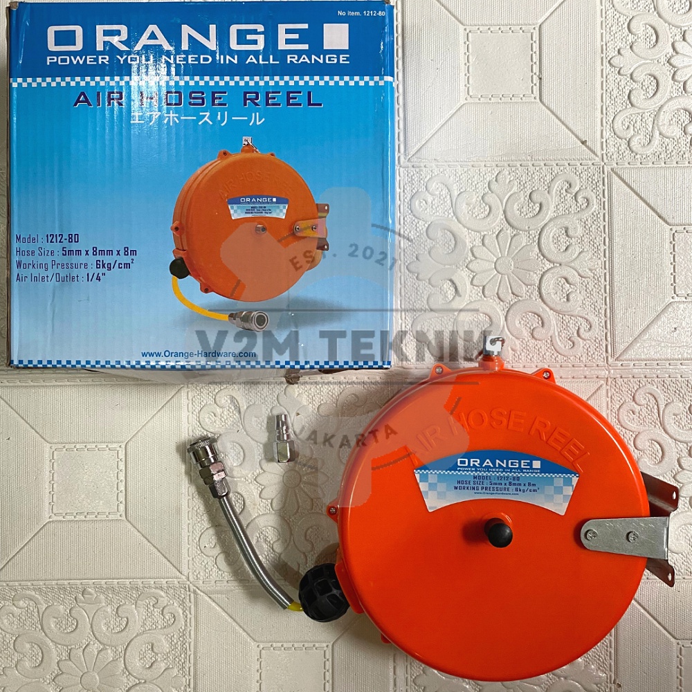 Jual Air Hose Reel / Gulungan Selang Angin 8 Meter / Selang Angin ...