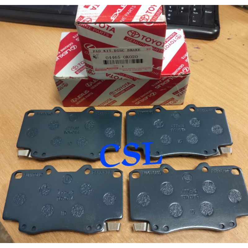Jual BRAKE PAD TOYOTA HILUX 3.0CC 04465-OK020 FORTUNER KAMPAS REM DEPAN | Shopee Indonesia