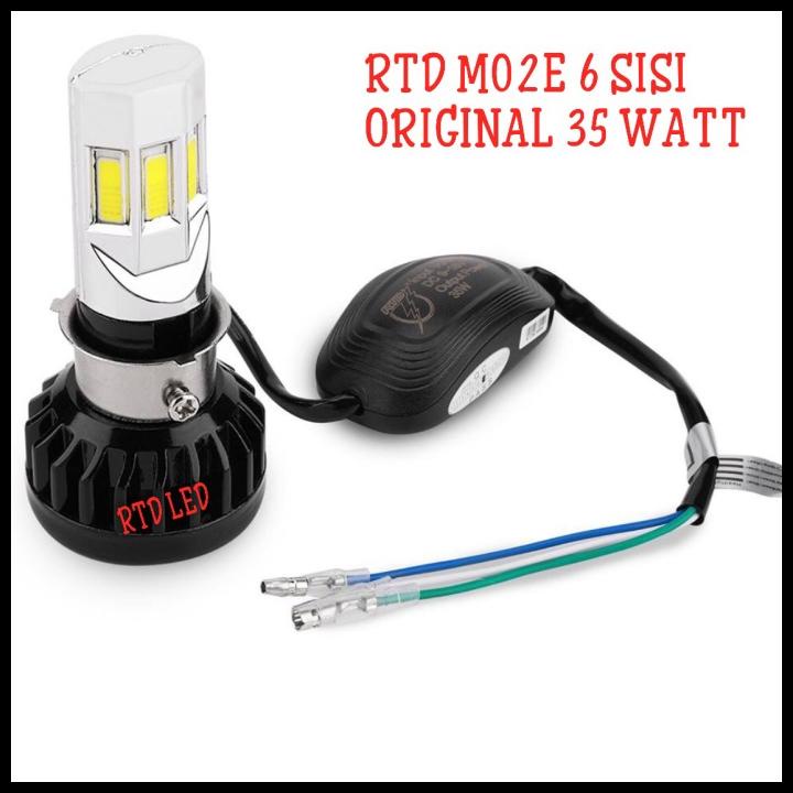 Jual Rtd Led Lampu Utama Headlamp Led Rtd M02E 6 Sisi Original | Shopee ...