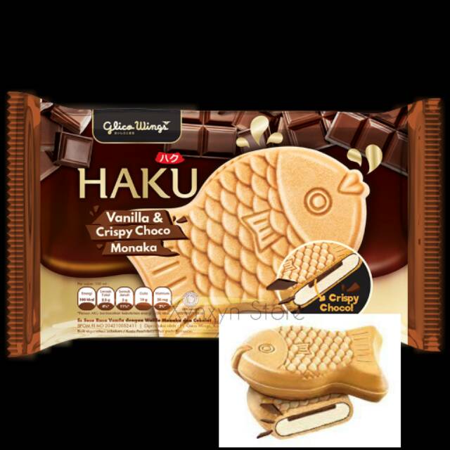 Jual Es Krim Glico Wings Haku Crispy Choco Monaka | Shopee Indonesia