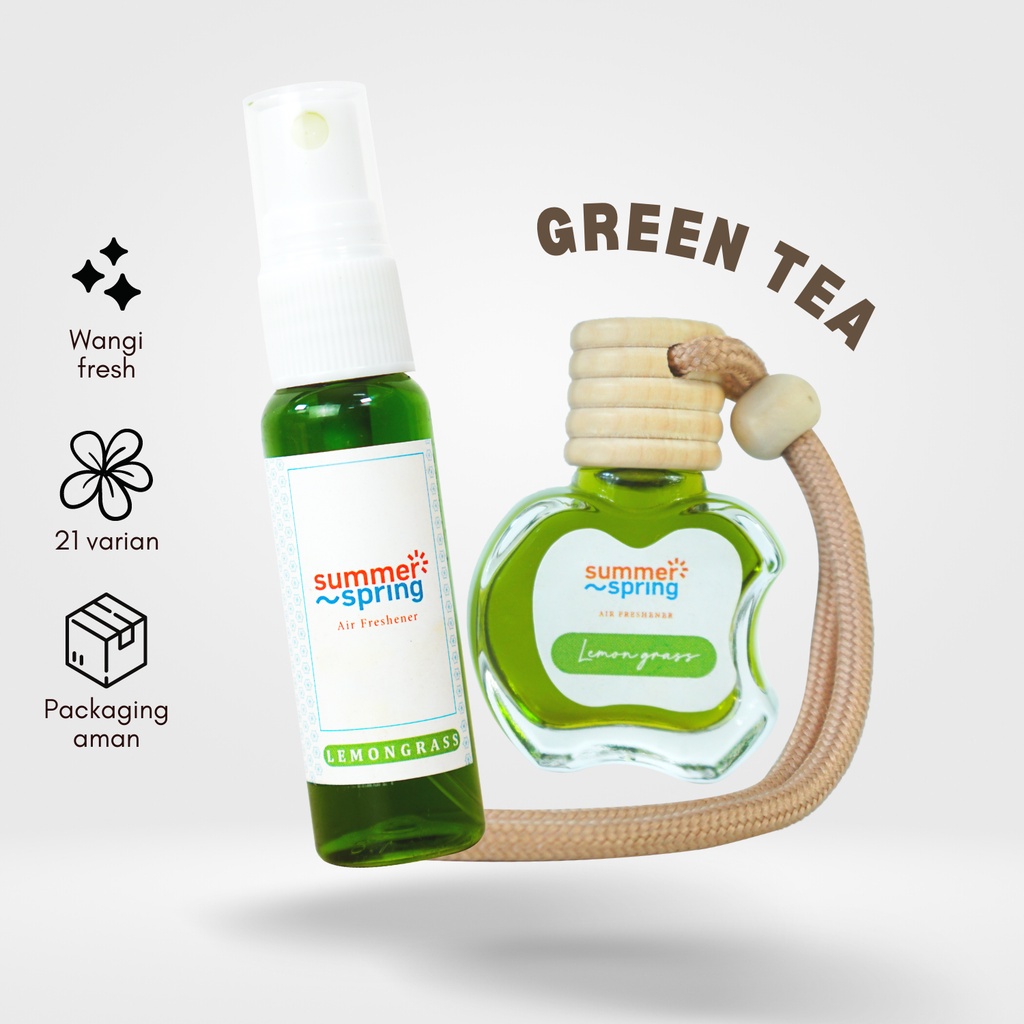 Jual Pengharum Ruangan 10ml Botol Apel dan Spray Aroma Green Tea ...