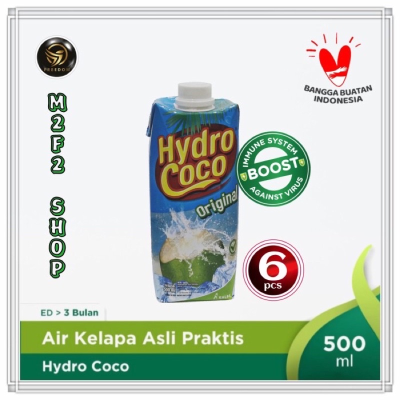 Jual Minuman Air Kelapa Hydro Coco Original - 500 ml (Kemasan 6 Pcs ...