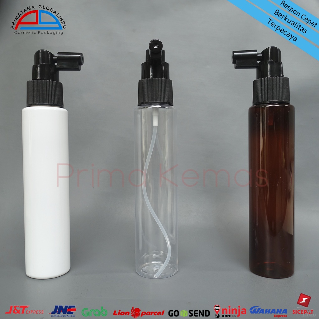 Jual Botol Nasal Sprayer 100 ml - botol hair care - hair tonic - long ...