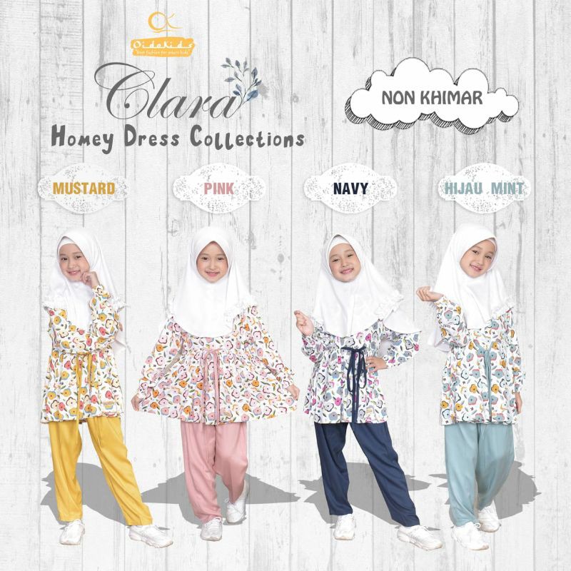 Jual Setcel anak tanpa jilbab 2-7th clara series by Oidokids | Shopee ...