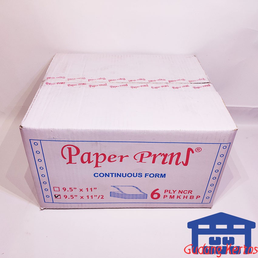 Jual CONTINUOUS FORM 91/2 X 11/2 6PLY PAPERPRYNS (BAGI 2) | Shopee ...