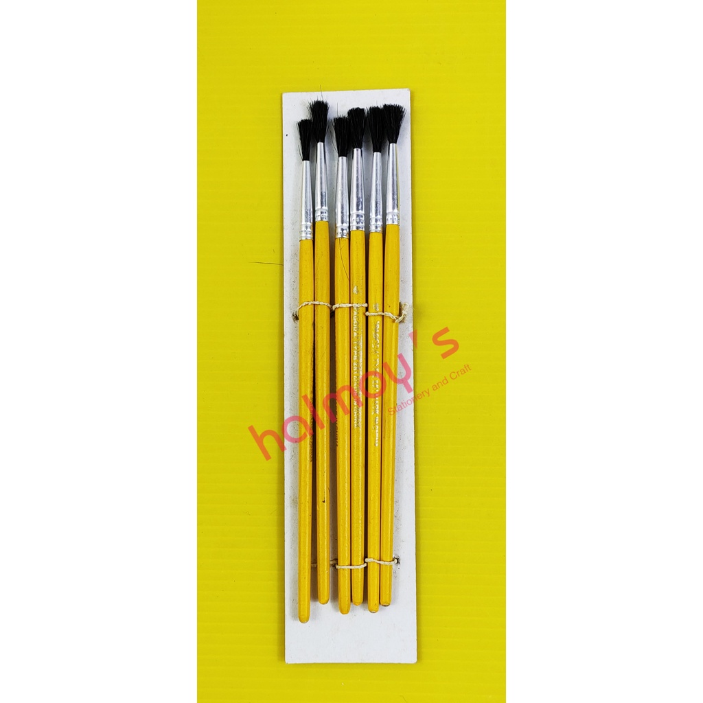 Jual KUAS LUKIS CAT AIR PAGODA NO. 4 ( 6 PCS ) | Shopee Indonesia