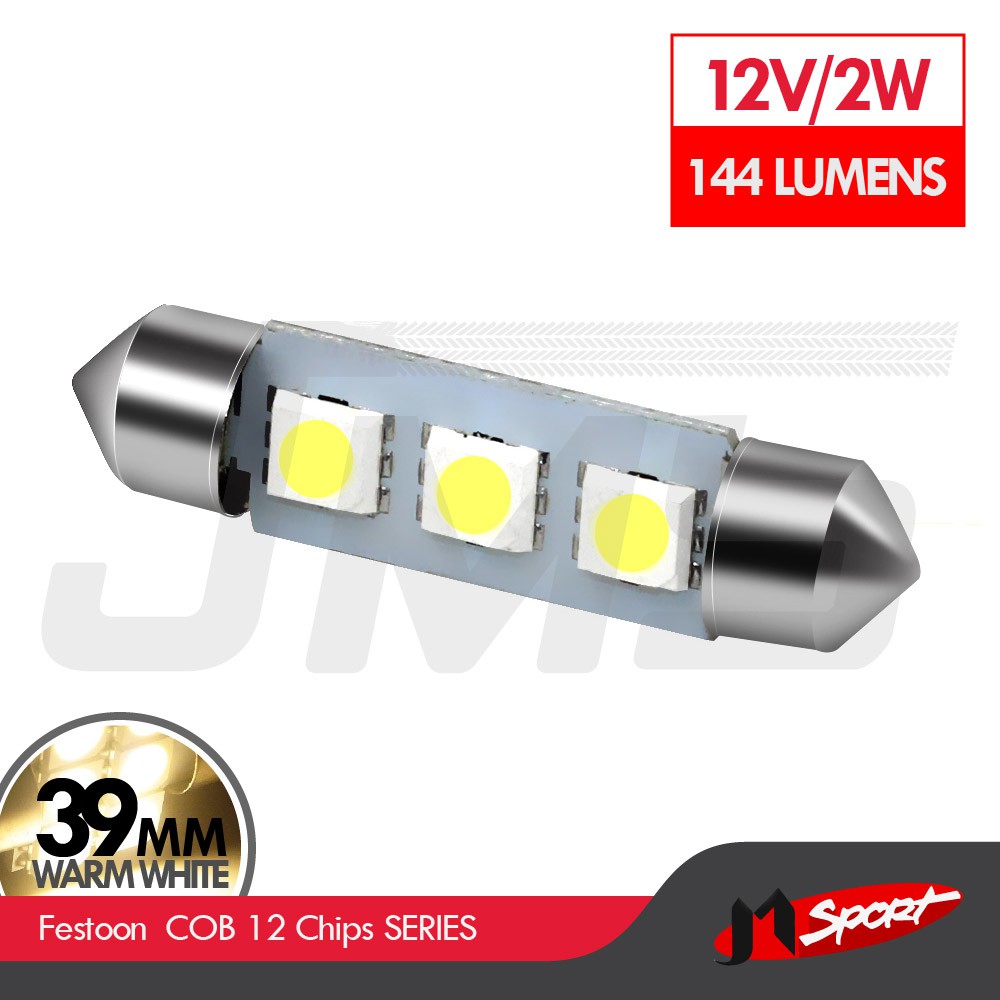 Jual Lampu LED Mobil Kabin / Plafon / Festoon / Double Wedge 3 SMD 5050 ...