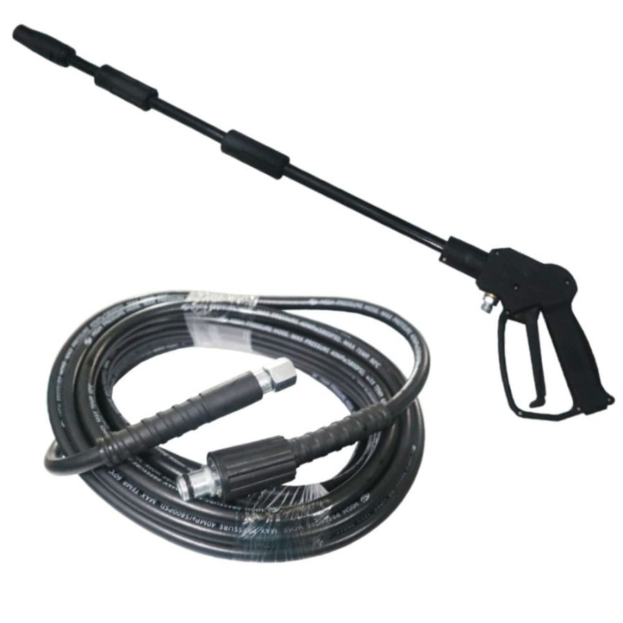Jual Paket Sprayer Gun Jet Patah 3 + Selang Jet Cleaner 5Meter -Hitam ...